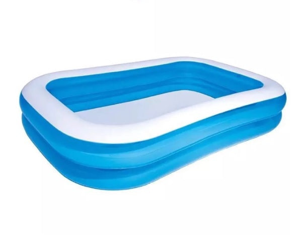 Inflatable Home Pool (2.62m x 1.75m x 51cm / 8.6 x 69" x 20") 54006 ...